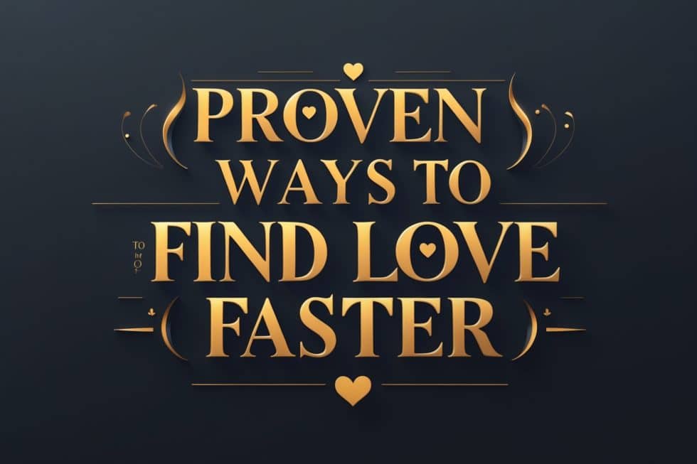 Proven Ways to Find Love Faster